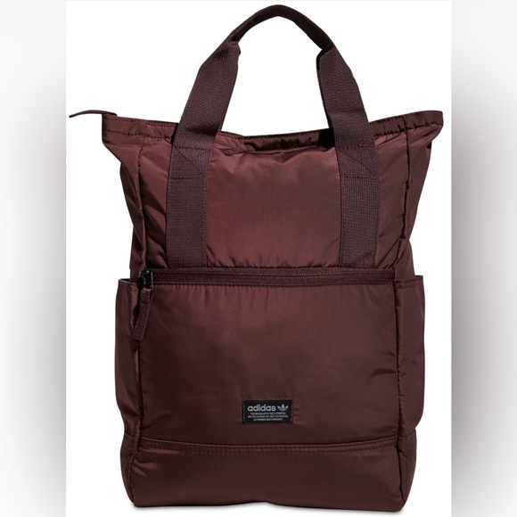 adidas | Bags | Adidas Originals Tote Pack Ii Backpack Burgundy Euc ...